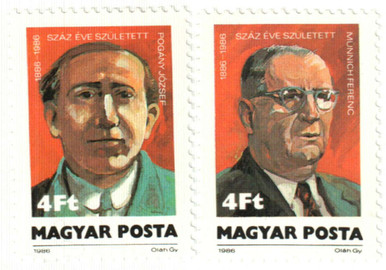 3012-13 - 1986 Hungary - Mystic Stamp Company