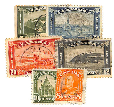 172-77 - 1930 Canada - Mystic Stamp Company