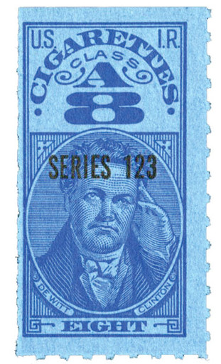 TA375a - 1953, 8 Cigarette Tax Revenue Stamps, Class A, Series 123 ...