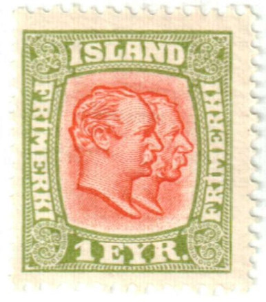 99 - 1915 Iceland - Mystic Stamp Company