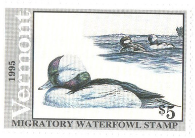 SDVT10 - 1995 Vermont State Duck Stamp - Mystic Stamp Company