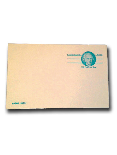 UX105 - 1985 14c Charles Carroll, Non-denominated, Postal Card - Mystic ...