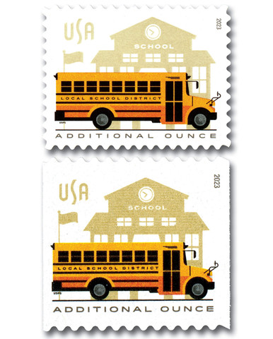 5740-41 - 2023 Forever Additional Ounce School Bus, Coil & Sheet Stamp ...