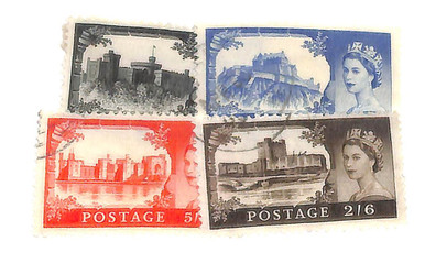 371-73 - 1959-68 Great Britain, Castle Type of 1955 - Mystic Stamp Company