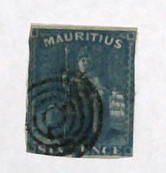 18 - 1859 Mauritius - Mystic Stamp Company