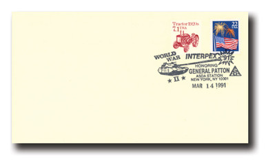 AC208 - 03/14/1991, USA, WWII Honoring General Patton - Mystic Stamp ...