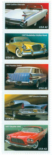 4353-57 - 2008 42c Fins & Chrome - Mystic Stamp Company