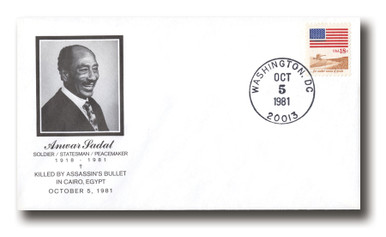 AC195 - 10/05/1981 USA, Anwar Sadat Killed by Assassin's Bullet in ...