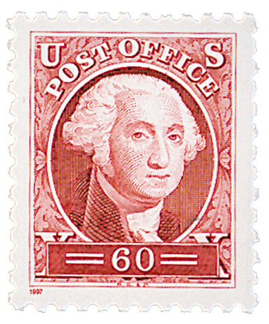3140a - 1997 60c Pacific '97: George Washington, Single from Pane of 12 ...