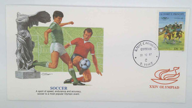 805c - 1987 St. Thomas & Prince Islands - Mystic Stamp Company