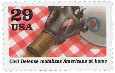 2559g - 1991 29c World War II: Civil Defense Mobilizes Americans at ...