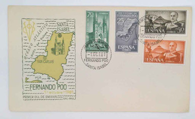 192-95 - 1961 Fernando Po - Mystic Stamp Company