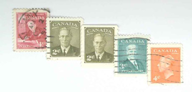 303//09 - 1951 Canada - Mystic Stamp Company