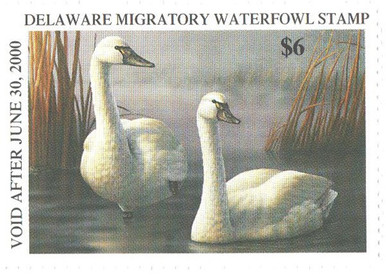 SDDE20 - 1999 Delaware State Duck Stamp - Mystic Stamp Company