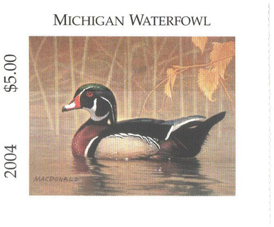 SDMI29 - 2004 Michigan State Duck Stamp - Mystic Stamp Company