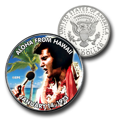 CNS2502 - Elvis Presley "Aloha From Hawaii" US Half Dollar ...