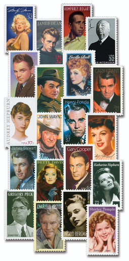 2967/5060 - 1995-2016 Legends of Hollywood Complete Set of 20 Stamps ...
