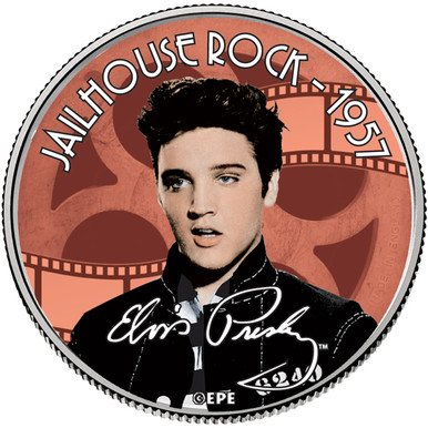 CNS402 - Elvis Presley "Jailhouse Rock" US Half Dollar Commemorative ...