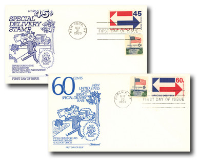 E22-23 - 1971 Mr. Zip Special Delivery Set of First Day Covers - Mystic ...