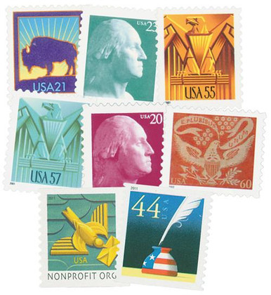 3467/4496 - 2001-11 Symbols of America, Set of 16 Stamps - Mystic Stamp ...