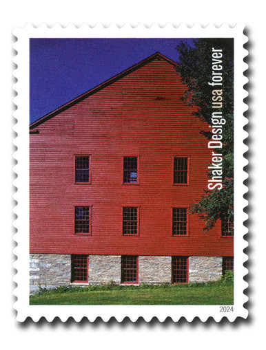 5896b - 2024 First-Class Forever Stamp - Shaker Design: Tannery, Mount ...