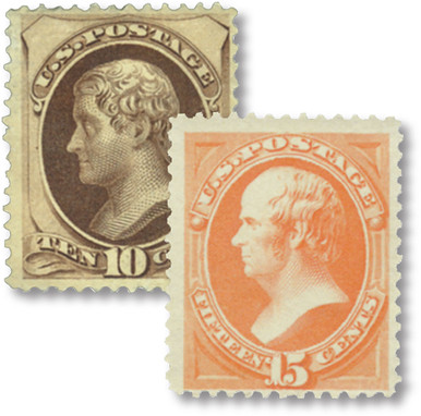 188-89 - 1879 10c & 15c Bank Notes, Soft Paper, Perf. 12, Set of 2 ...