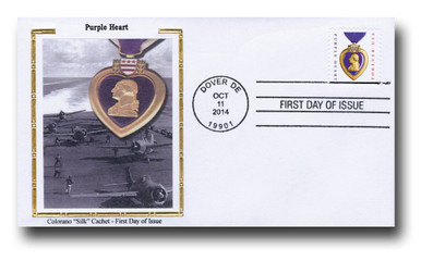 4704b - 2012 45c Purple Heart Dated 2014 - Mystic Stamp Company