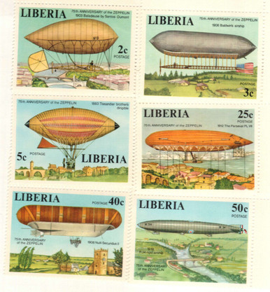 801-06 - 1978 Liberia - Mystic Stamp Company