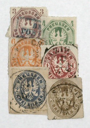 14-20 - 1861-67 German States-Prussia - Mystic Stamp Company