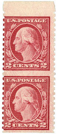540a - 1919 2c Washington, Carmine Rose, Unwatermarked, Type III, Perf ...
