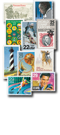 2110//2876 - 1985-94 US Commemoratives, Collection of 408 Stamps ...