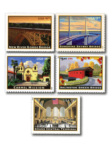4511/4739 - 2011-13 Priority and Express Mail Series, 5 Stamps - Mystic ...