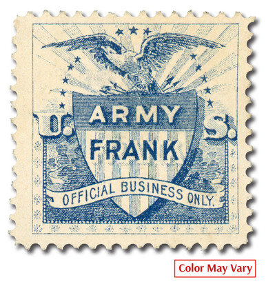 MA2008 - 1898 Army Frank Stamp - Mystic Stamp Company