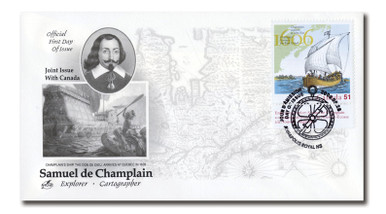 AC550 - Canada #2155 Joint Issue, Samuel de Champlain Explorer ...