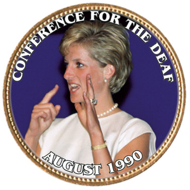 CNS657 - Princess Diana "Conference for the Deaf" Great Britain Penny ...