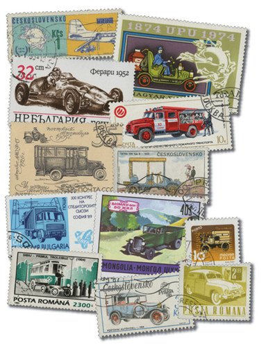 MP1192 - SAVE 49% off 50 Different Autos Stamps - Mystic Stamp Company