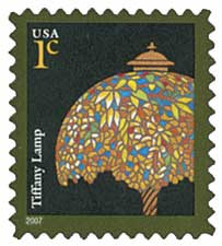 3749 - 2007 1c Tiffany Lamp - Mystic Stamp Company
