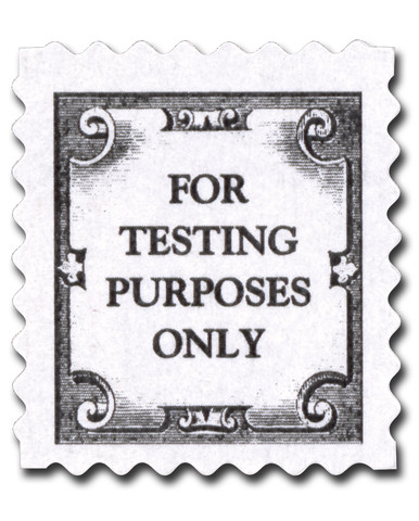 TDB91 - 1997 Black, Serpentine Die Cut 7.75, For Testing Purposes Only ...