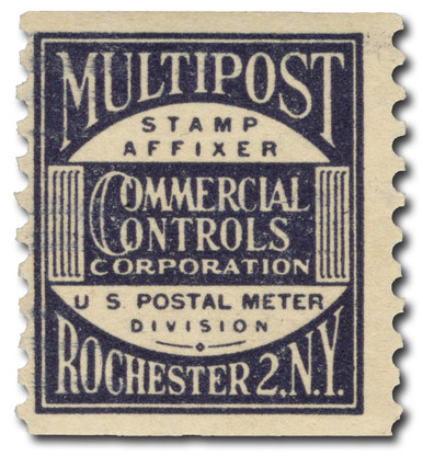 TD90 - 1944-49 Blue Black, Test Stamp, Multipost Commercial Controls ...