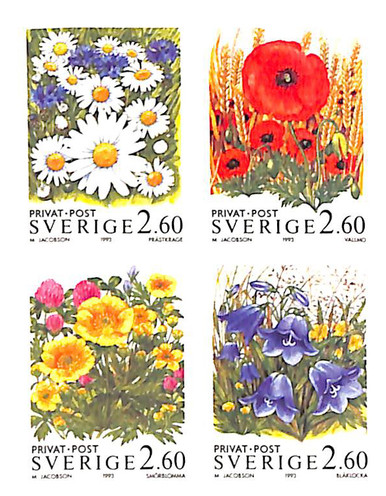 2013-16 - 1993 Sweden - Mystic Stamp Company