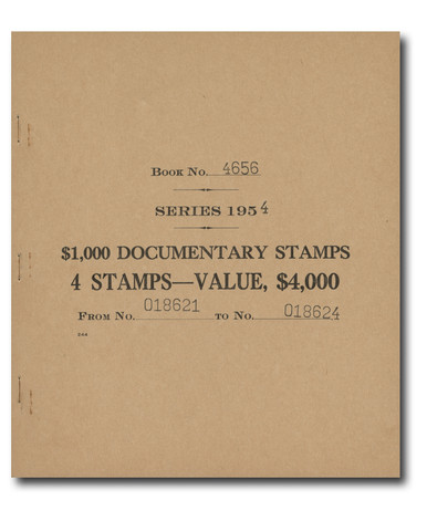 MA2040 - Documentary Stamp Booklet Cover - Mystic Stamp Company