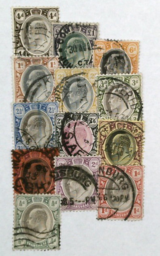 268-80 - 1904-09 Transvaal - Mystic Stamp Company