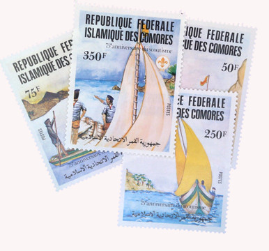 541-44 - 1982 Comoro Islands - Mystic Stamp Company