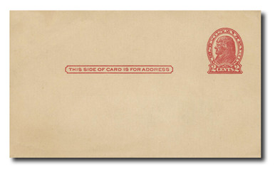 UX29 - 1917-18 2c Thomas Jefferson, Red, Buff, Die I, Postal Card ...