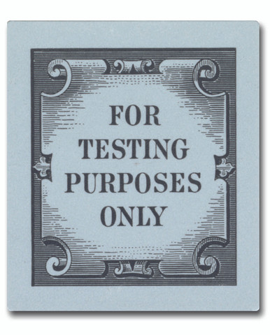 TD126 - 1996 Black & Light Blue, For Testing Purposes Only, Die Cut ...