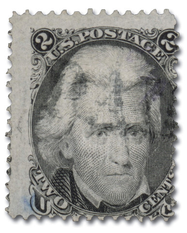 MA2060 - US #93 with Paid Cancel - Mystic Stamp Company