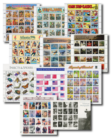 2869//3649 - 1994-2002 Classic Sheets, Collection of 11 Sheets - Mystic ...