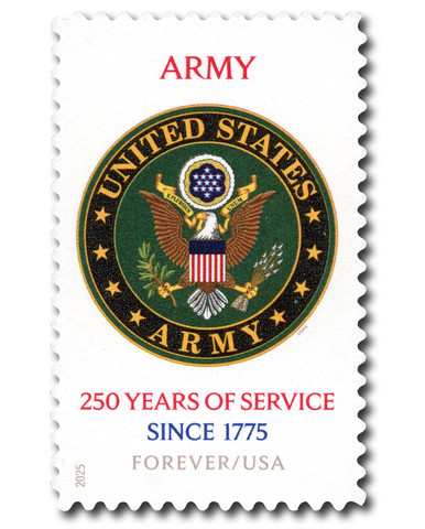 6003 - 2025 First-Class Forever Stamp - US Army 250th Anniversary ...
