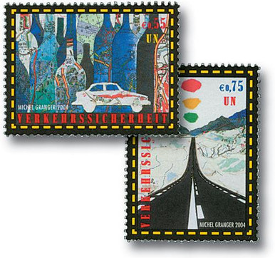 UNV347-48 - 2004 Road Safety, 2 stamps - Mystic Stamp Company
