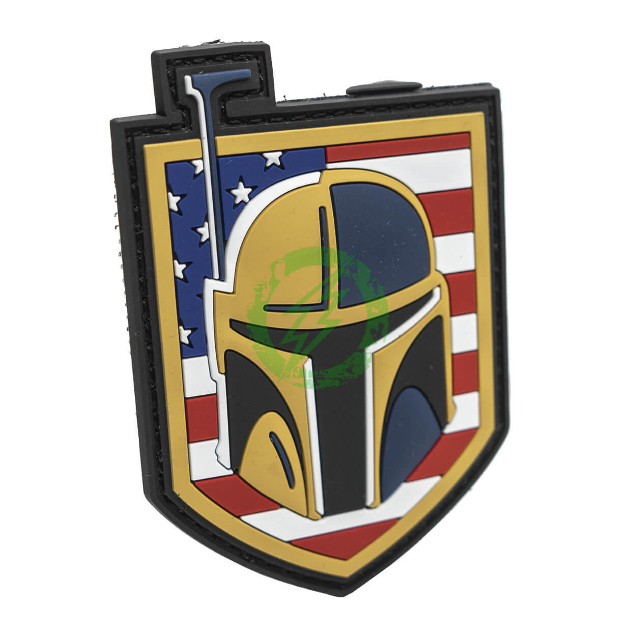 Who Shot First Golden Fett Mando Patch